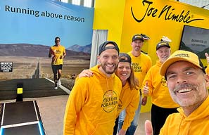 Running shoes with toefreedom® - this is Joe Nimble