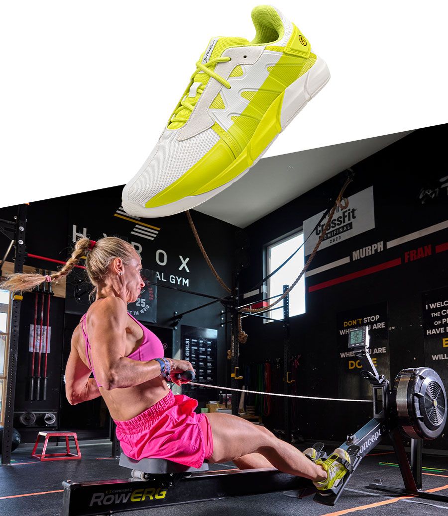 Gym Addict Yellow-White | Men | Gym Workout Shoe