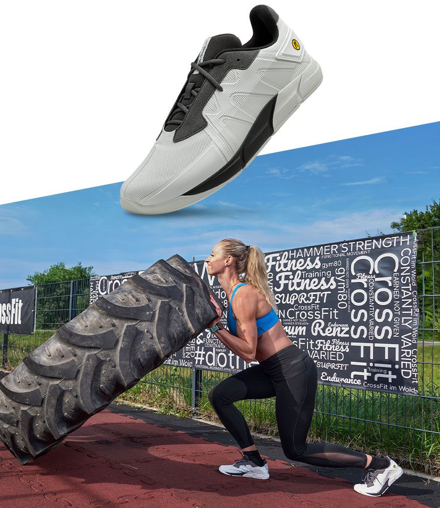Gym Addict Black-Gray | Women | Gym Workout Shoe