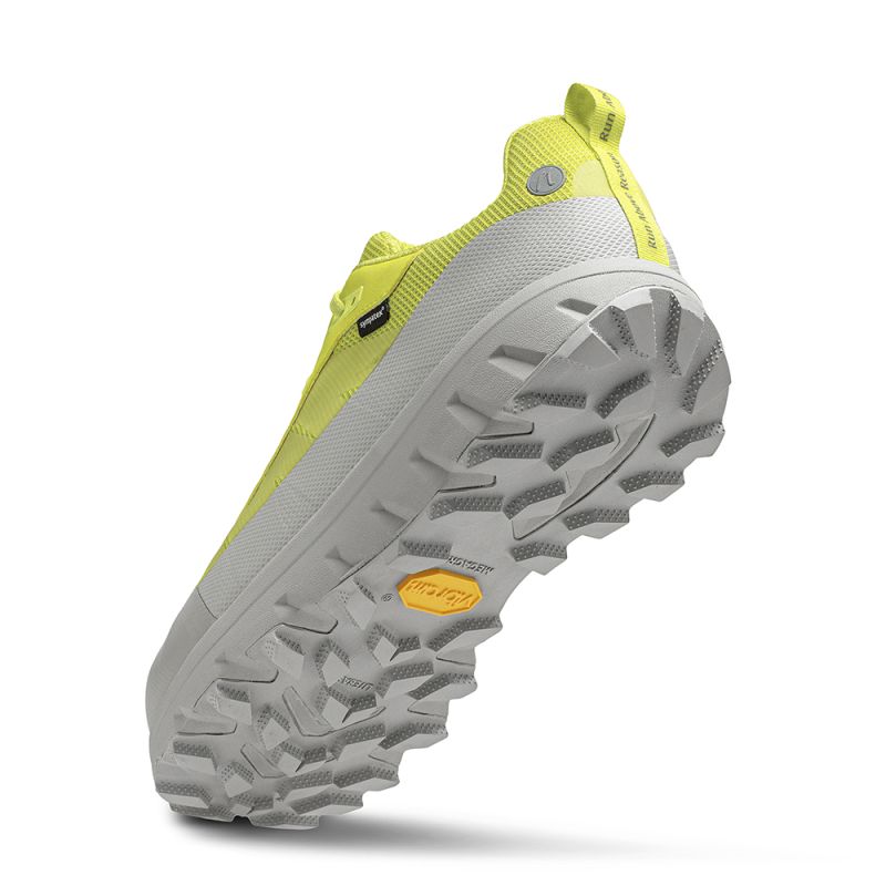 Explore Addict Grau-Gelb | Herren Speedhiking Wanderschuh wasserdicht