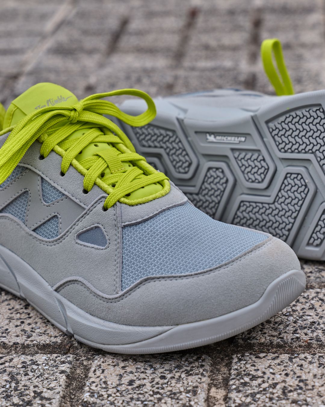 Sneaker Addict gray-yellow | Women lifestyle shoes | Joe Nimble