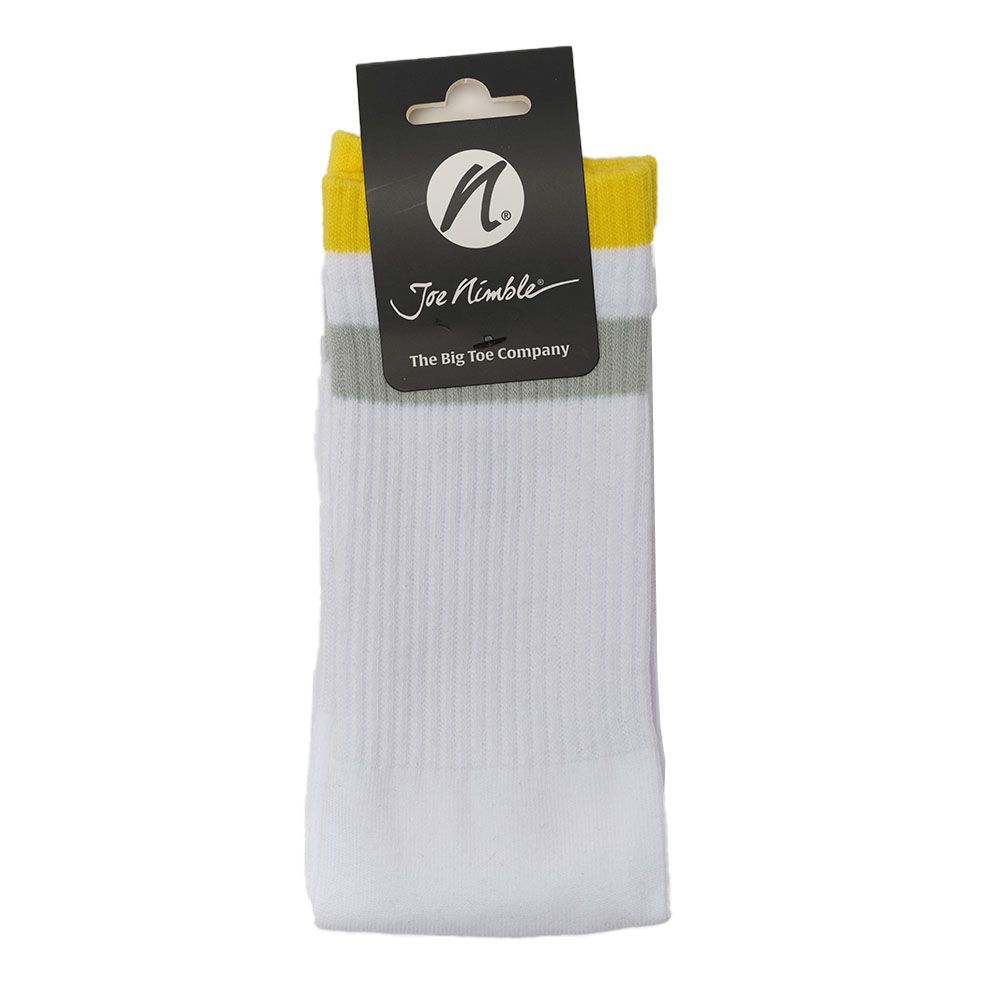 Big Toe Sock - Crew | White | L | EU 45-48 | UK 10.5-12.5 | 009023-001-L